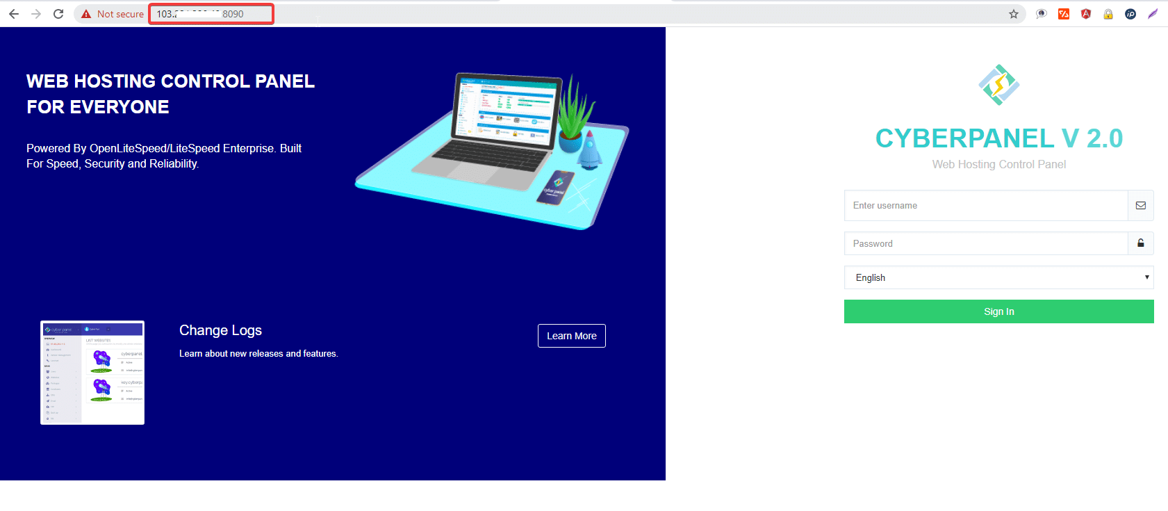 Hướng dẫn cài đặt CyberPanel lên máy chủ CentOS