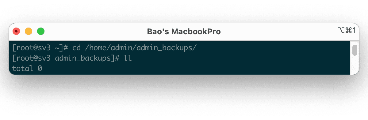 How to back up DirectAdmin with command line with 2 cases