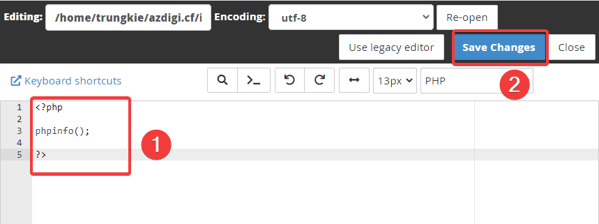 Processing PHP update required warning on WordPress website - AZDIGI Blog