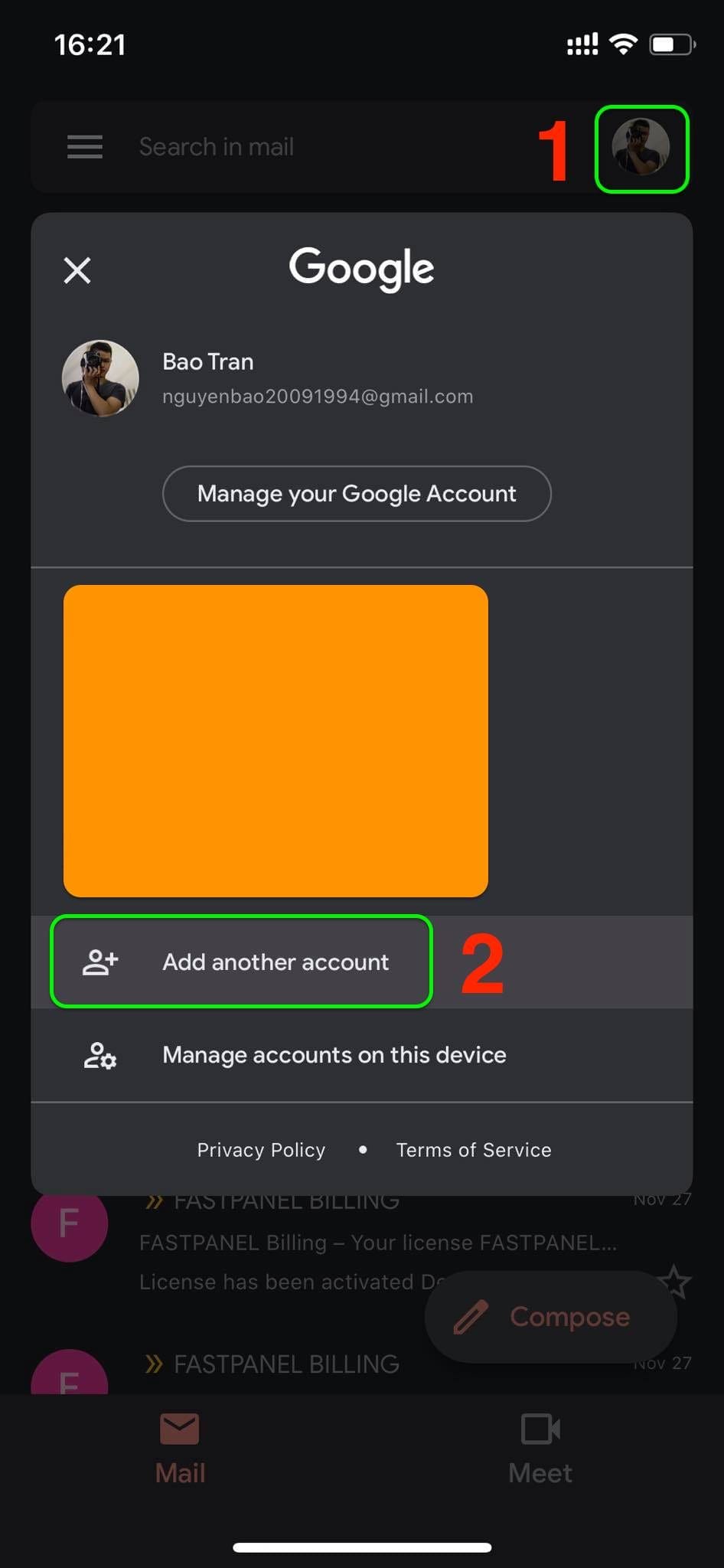 Add an Email Account to the Gmail Application with 3 steps