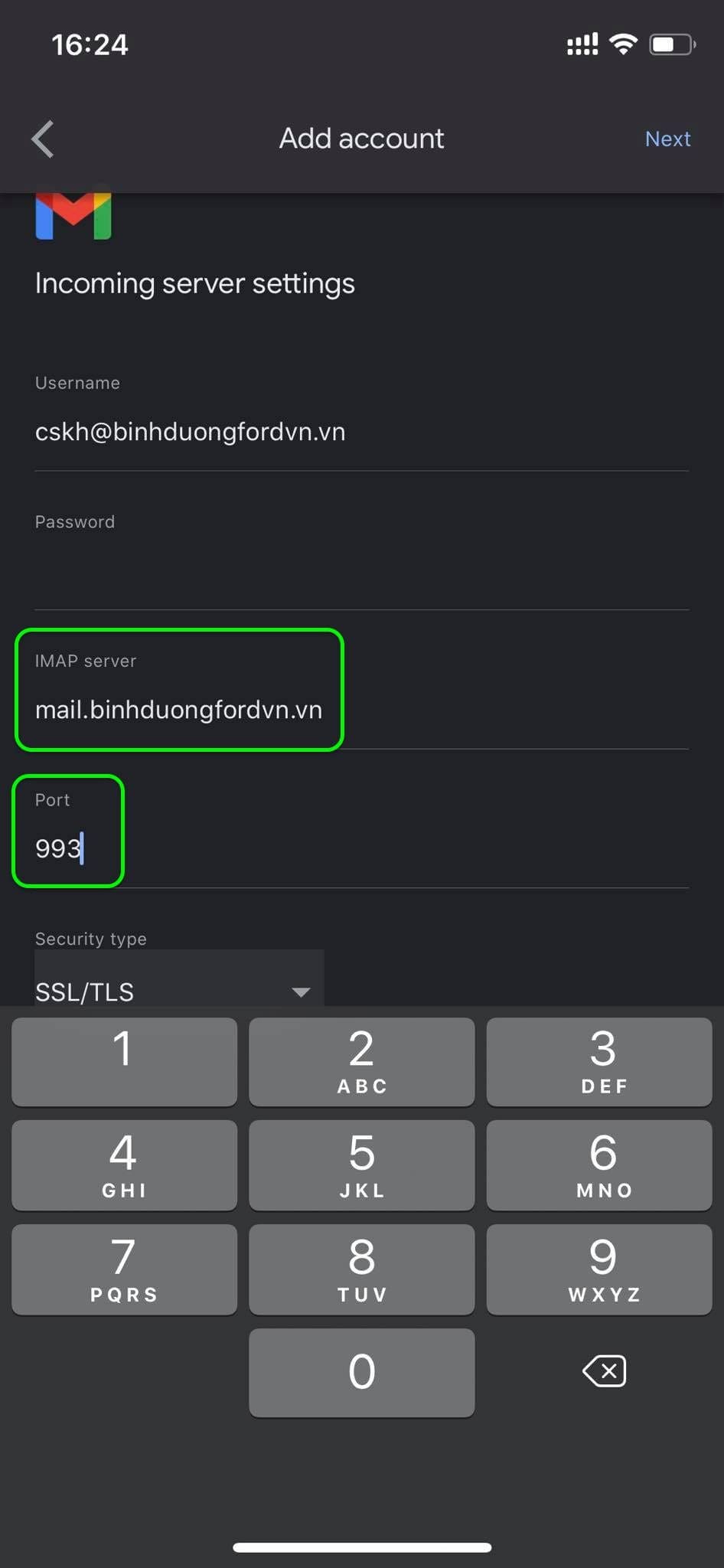 Add an Email Account to the Gmail Application with 3 steps