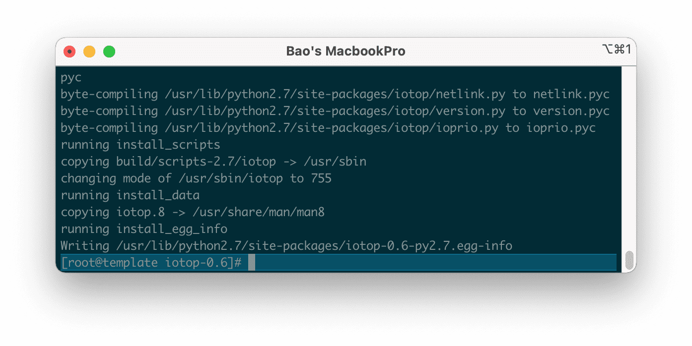 iotop - Giám sát I/O trên Linux - AZDIGI Blog