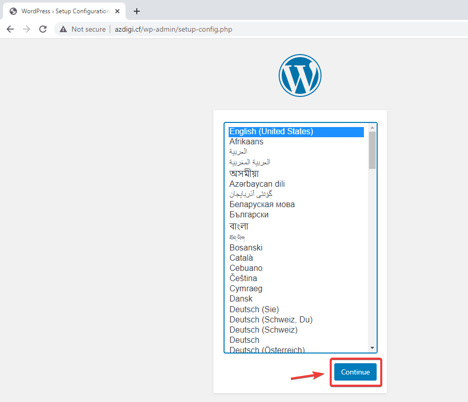 Install WordPress on Openlitespeed with 4 steps