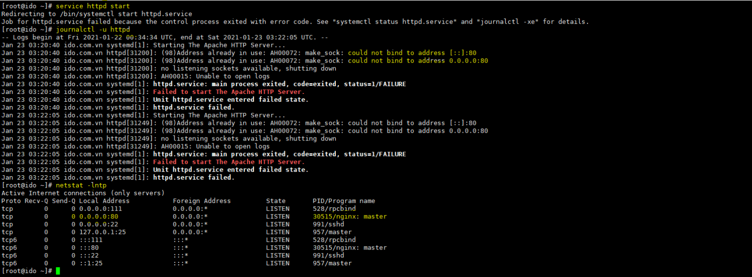 Hướng dẫn cài đặt NGINX Proxy Apache 2.x