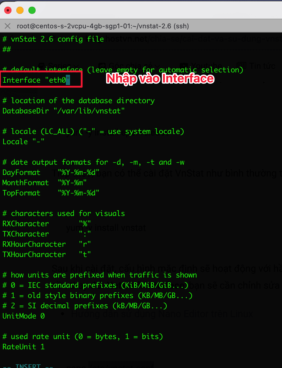 Monitoring network traffic with vnStat and vnStati