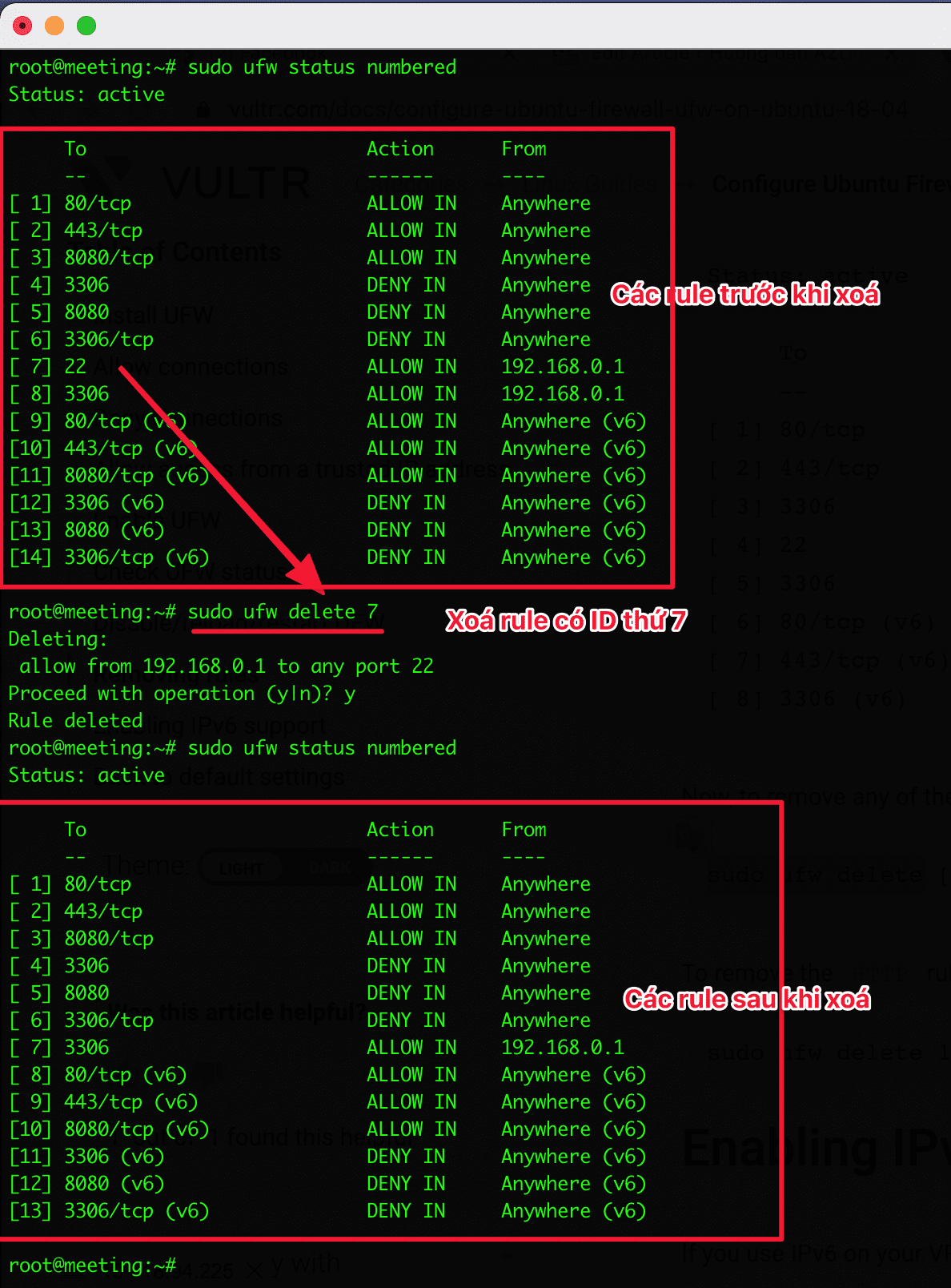 Hướng dẫn cài đặt cấu hình UFW trên Ubuntu/Debian với 3 bước