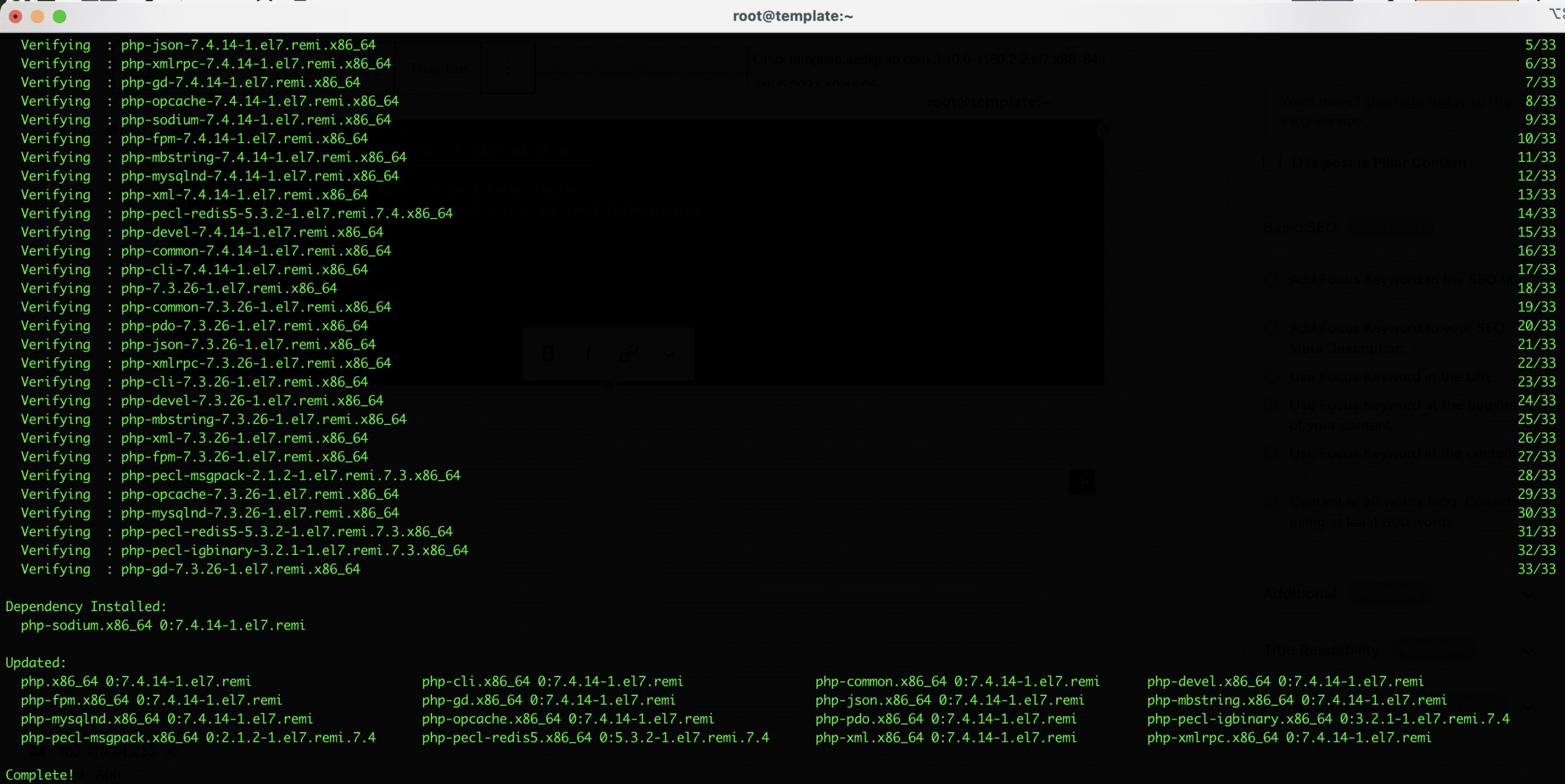 Hướng dẫn nâng cấp phiên bản PHP-FPM trên CentOS 7 (Upgrade PHP-FPM) trong 3 bước