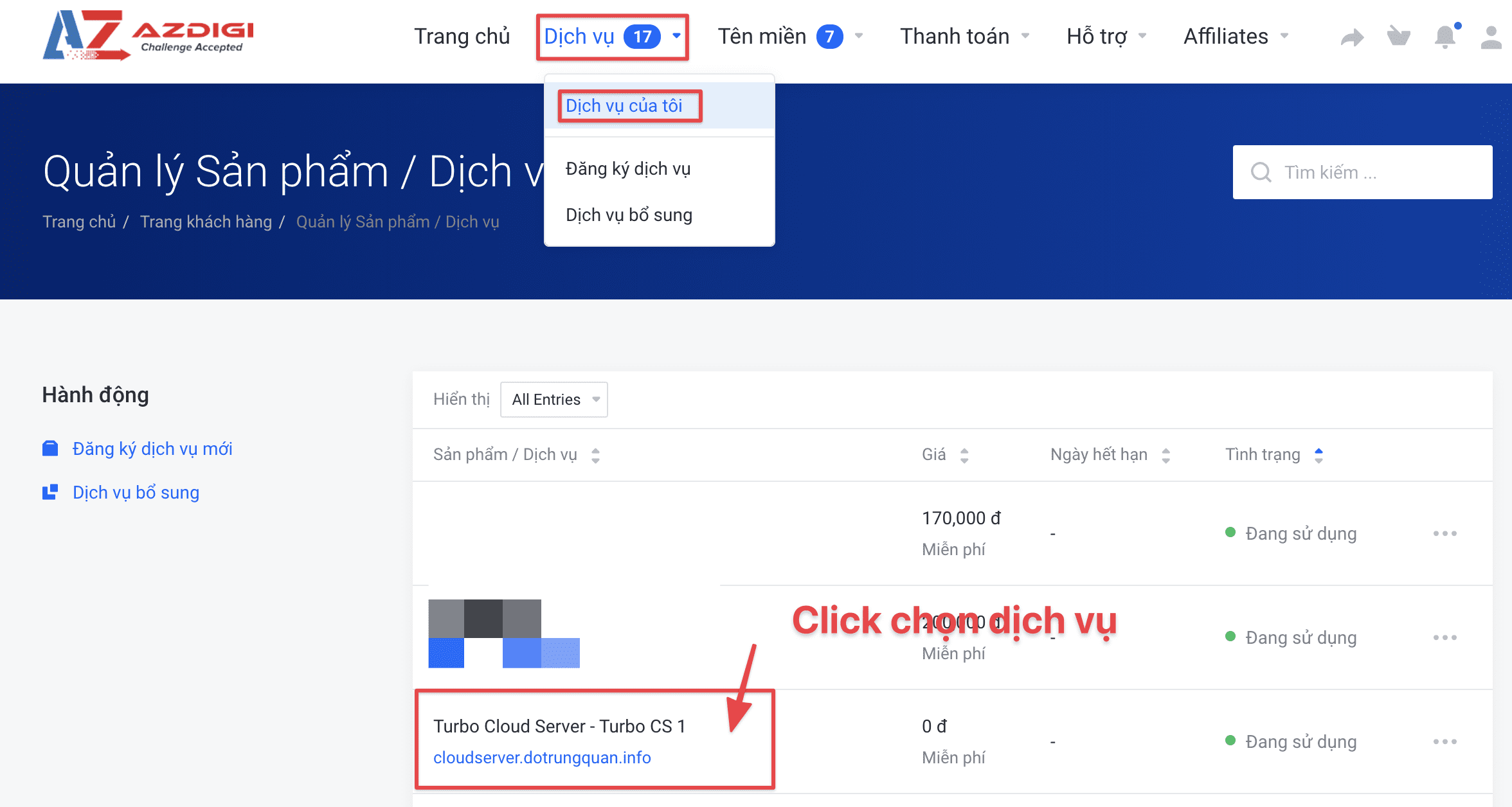How to restore Turbo Cloud Server service with 2 steps