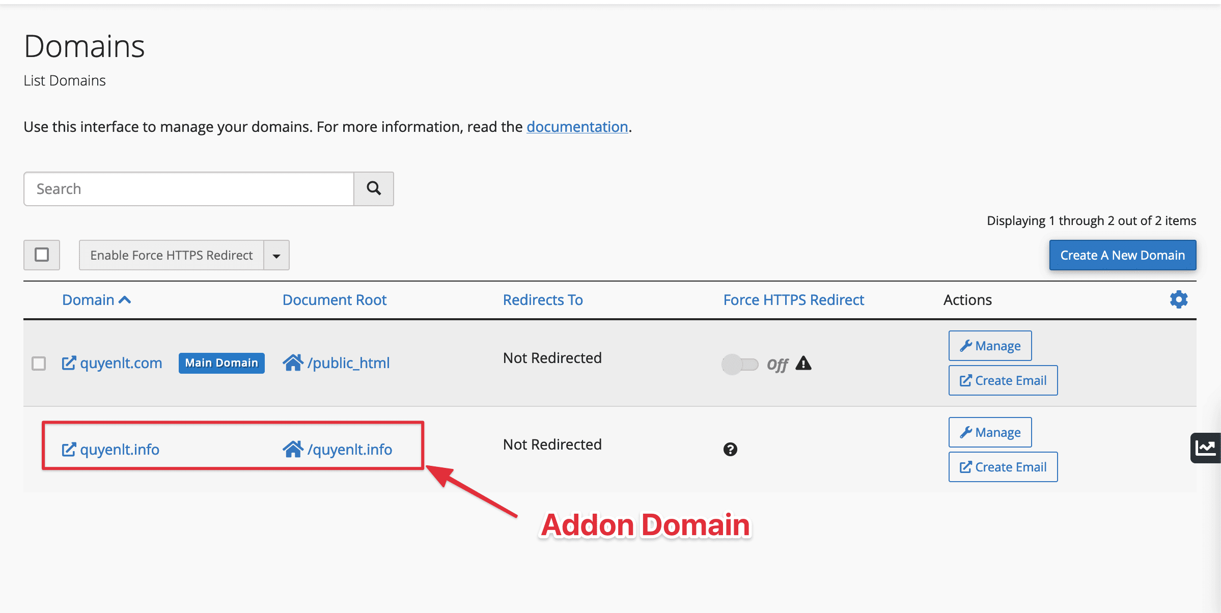 How to add an Alias Domain on cPanel - AZDIGI Blog