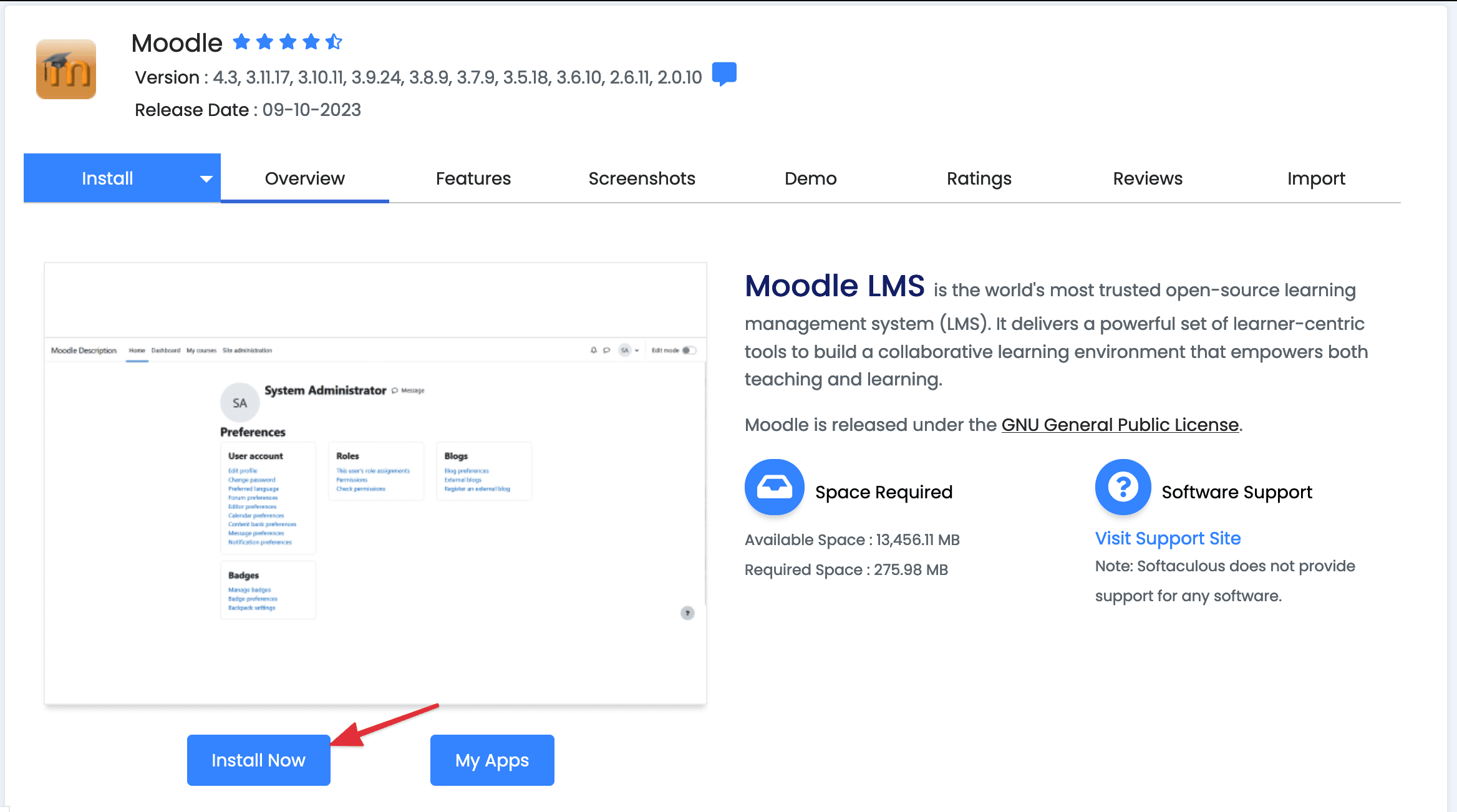 How to install Moodle on cPanel using Softaculous - AZDIGI Blog