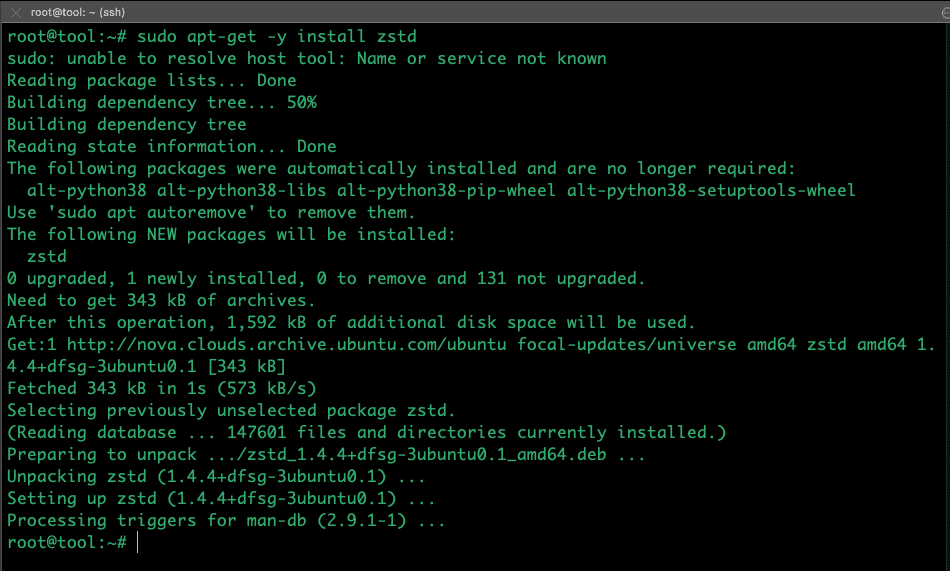 Cài đặt công cụ nén Zstd trong Linux - AZDIGI Blog