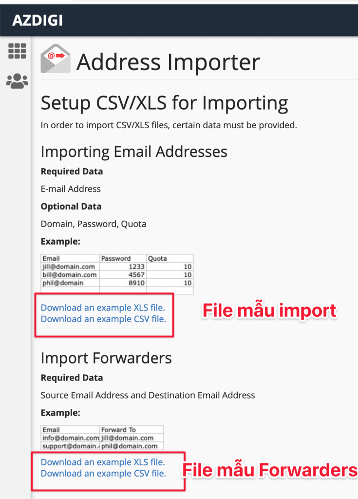 How to use Address Importer on cPanel with 2 steps