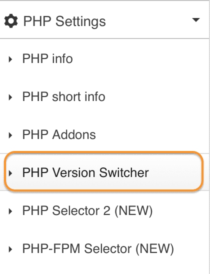 How to change the PHP version CentOS Web Panel (CWP) with 3 steps