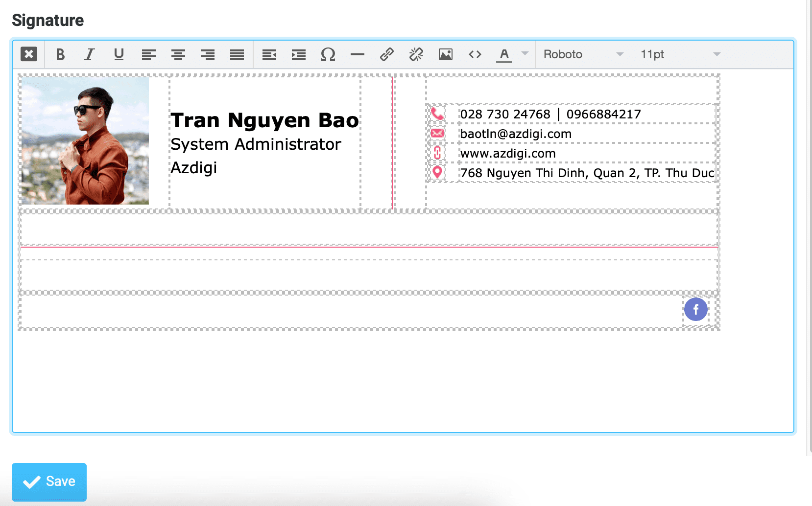 Pro Mail Hosting: Create the HTML Signature in RoundCube with 3 steps