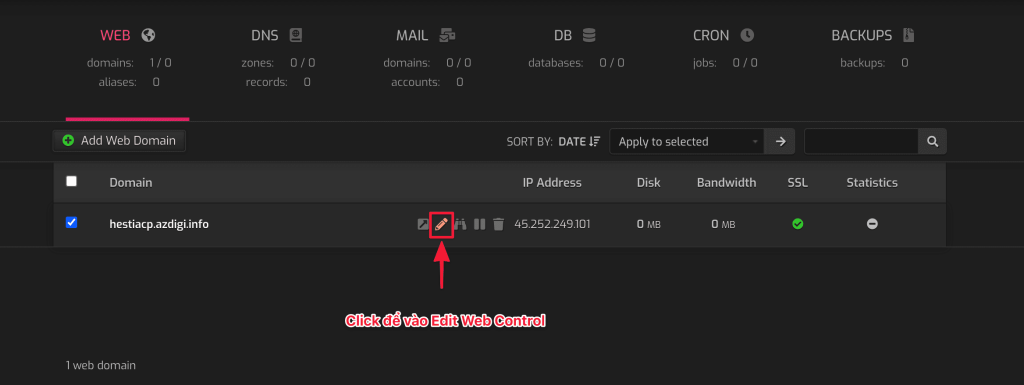 How to install WordPress on HestiaCP just 2 steps