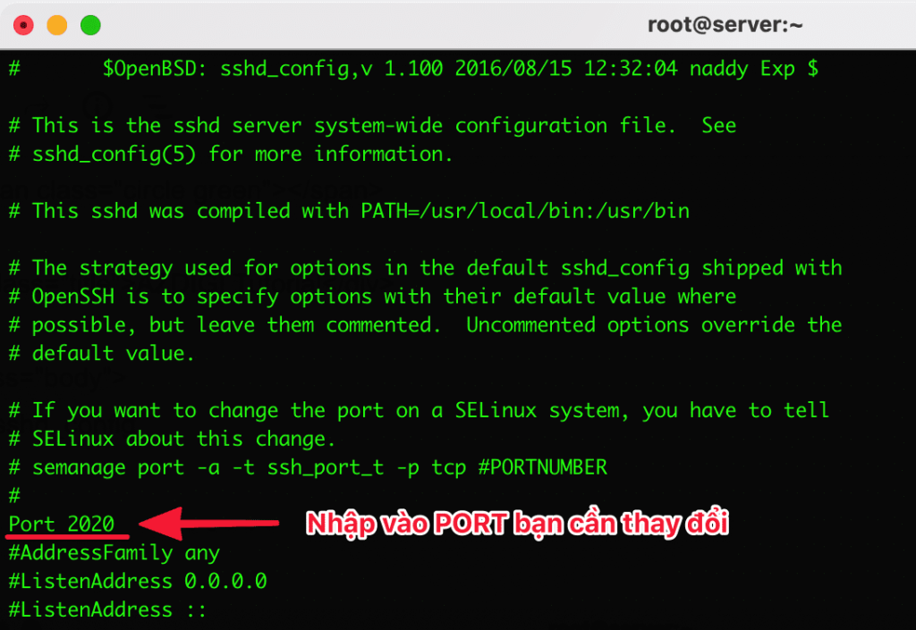 Instructions to change SSH Port in Linux with 4 steps