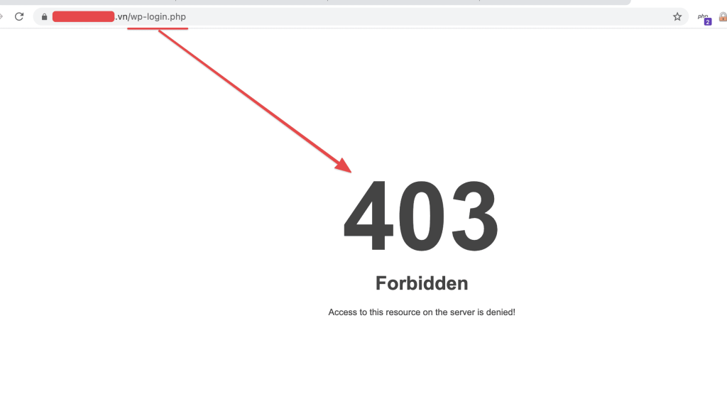 Processing 403 error when accessing WordPress admin (Forbidden) with 5 ...