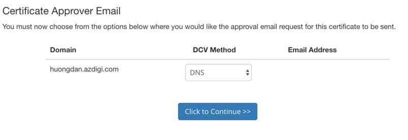 How to validate a 90-day trial SSL certificate - AZDIGI Blog