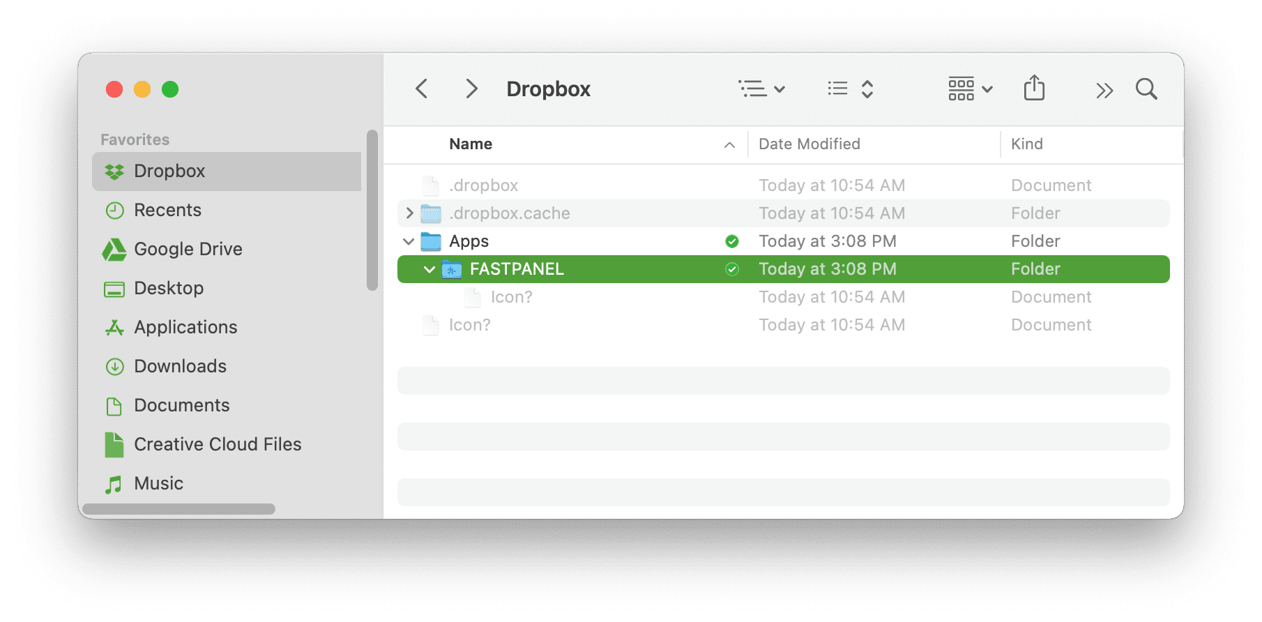 How to backup data on FASTPANEL to DropBox with 3 steps