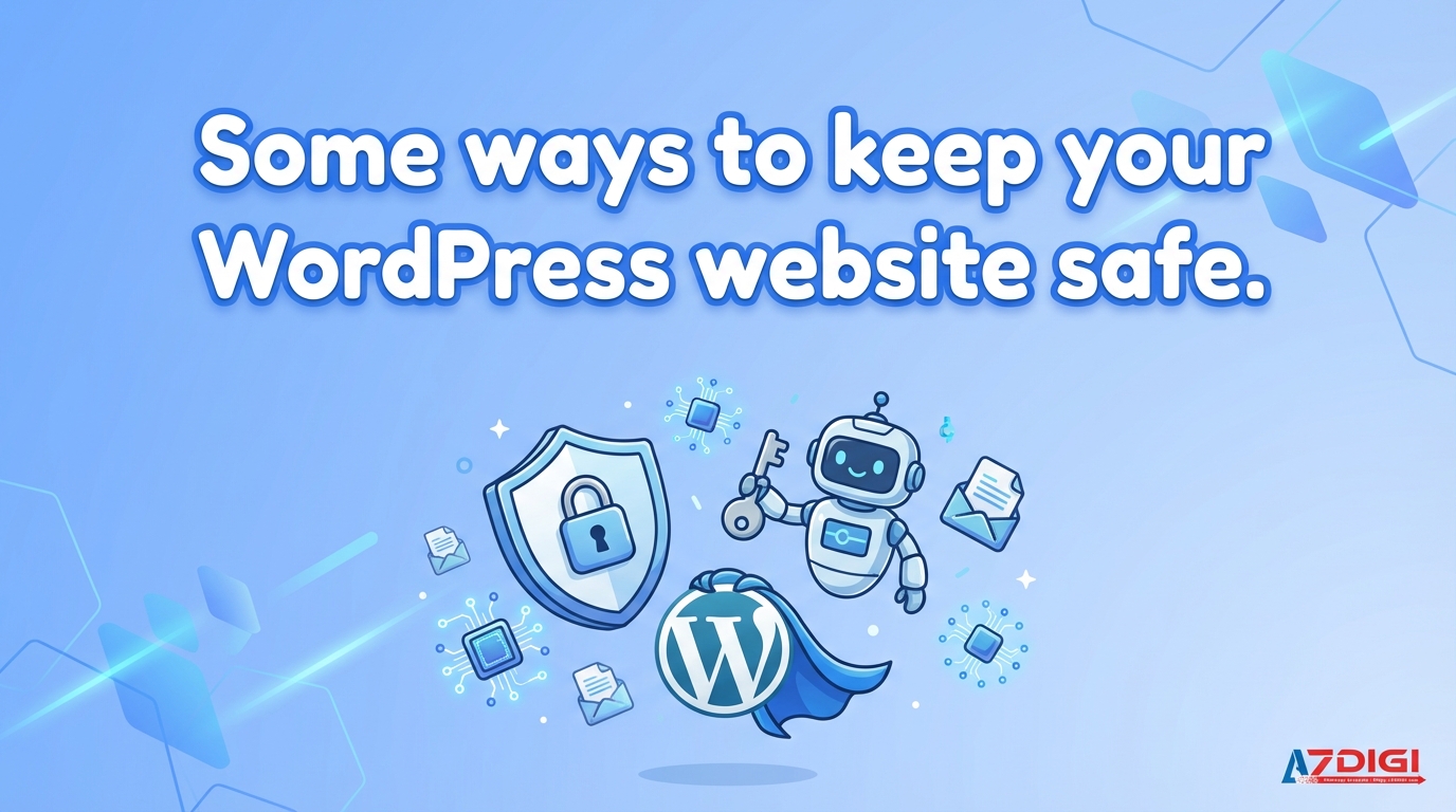 Some ways to keep your WordPress website safe - AZDIGI Blog
