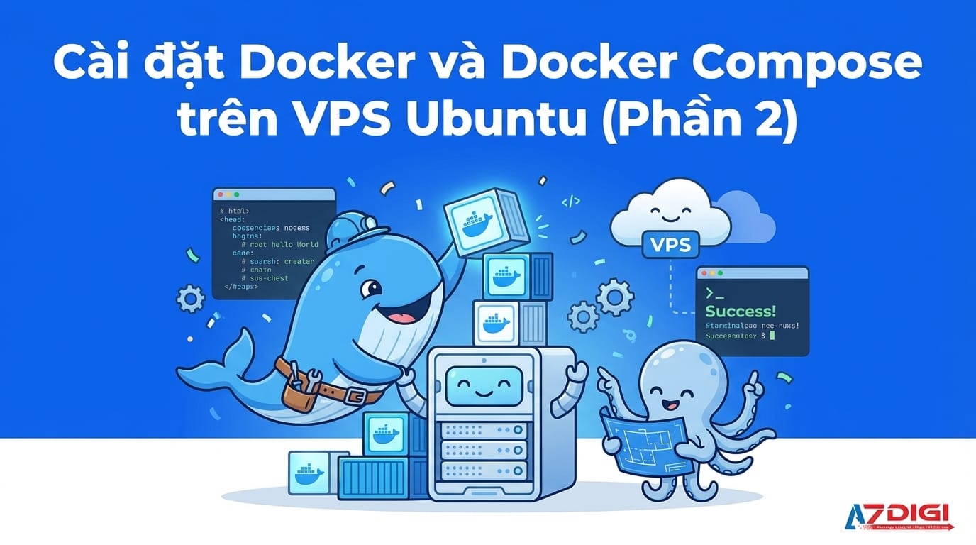 Cài đặt Docker và Docker Compose trên VPS Ubuntu - AZDIGI Blog