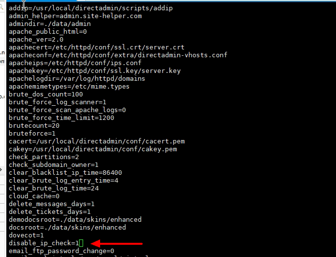 Hướng dẫn tắt IP Check trên DirectAdmin - AZDIGI Blog