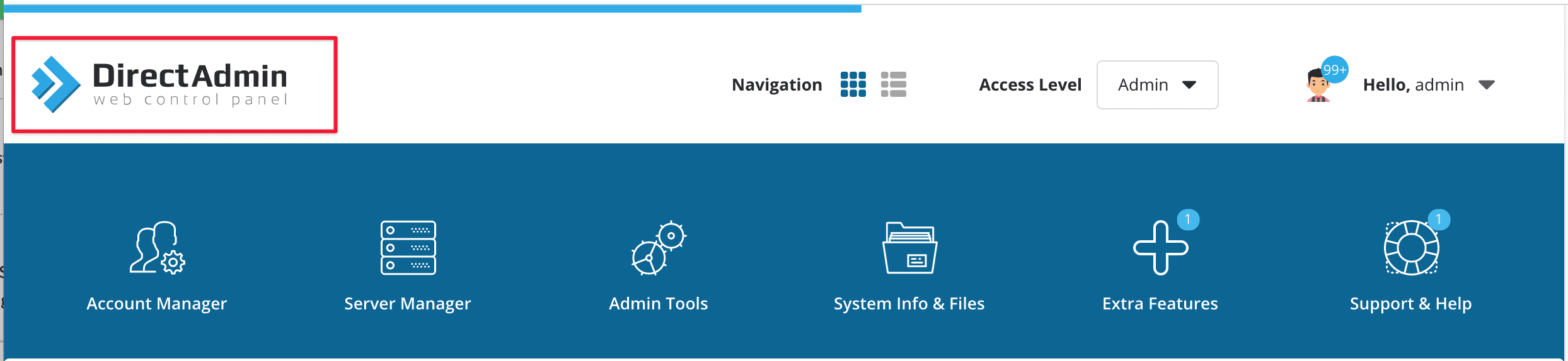 How to change the DirectAdmin logo with 2 simple steps