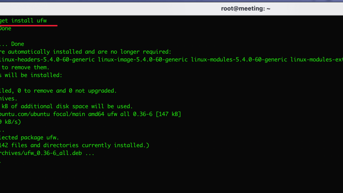 How to install UFW configuration on Ubuntu/Debian with 3 steps