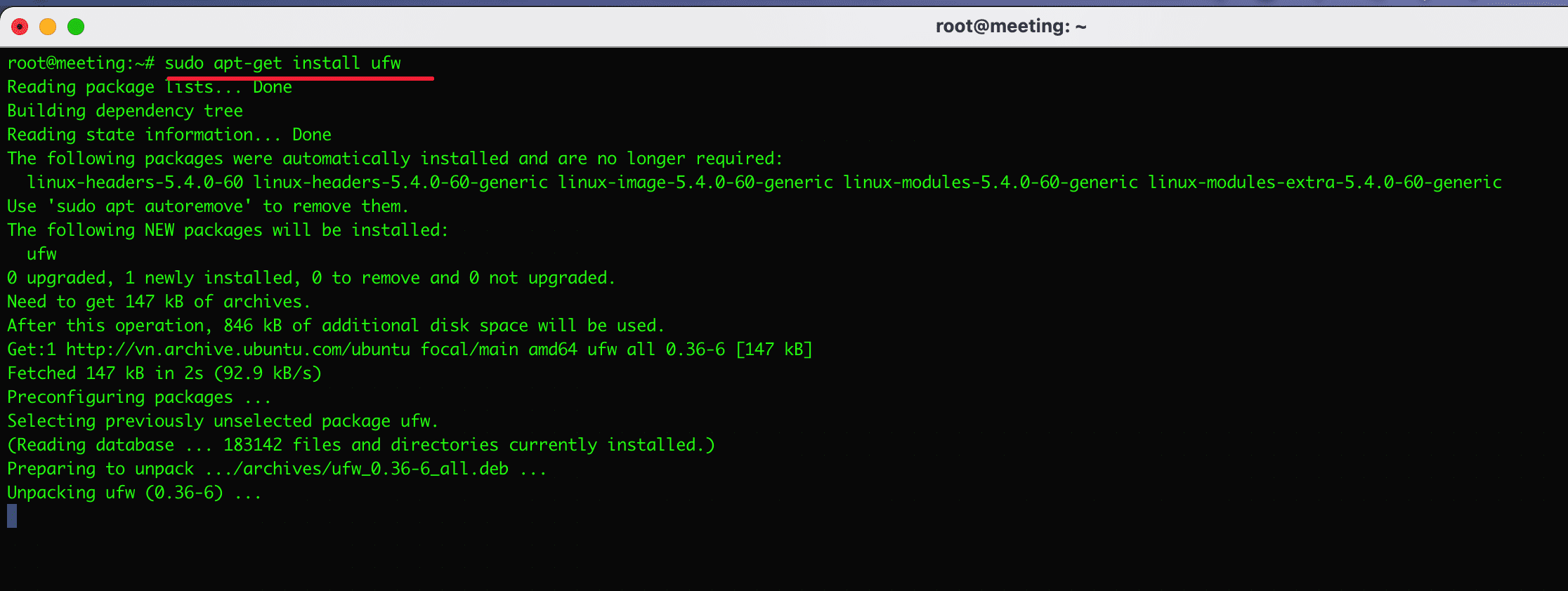 How to install UFW configuration on Ubuntu/Debian with 3 steps
