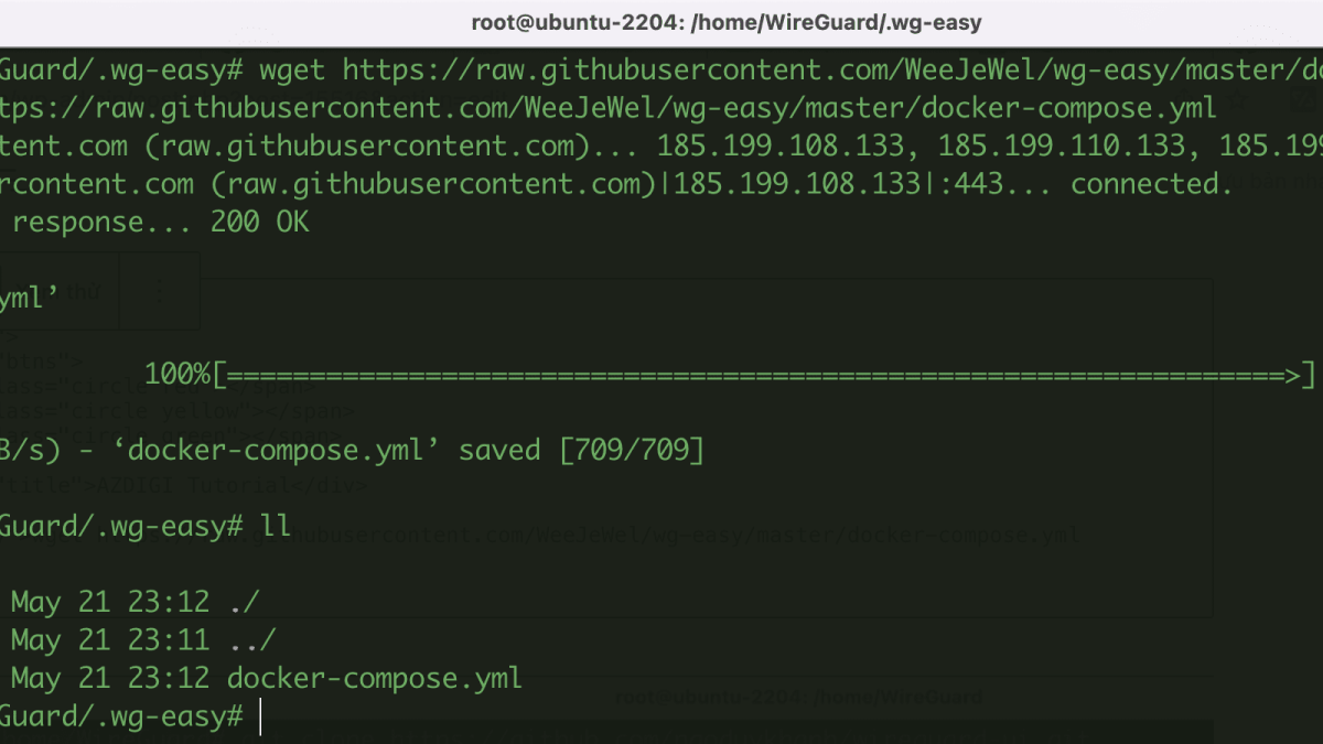 How to install WireGuard with Docker Compose on Ubuntu 22.04 - AZDIGI Blog