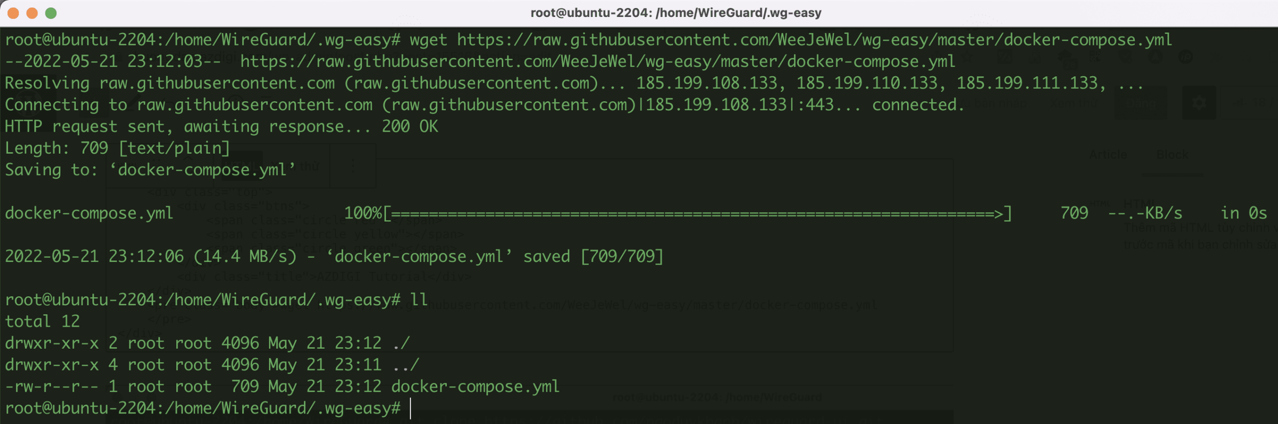 How to install WireGuard with Docker Compose on Ubuntu 22.04 - AZDIGI Blog